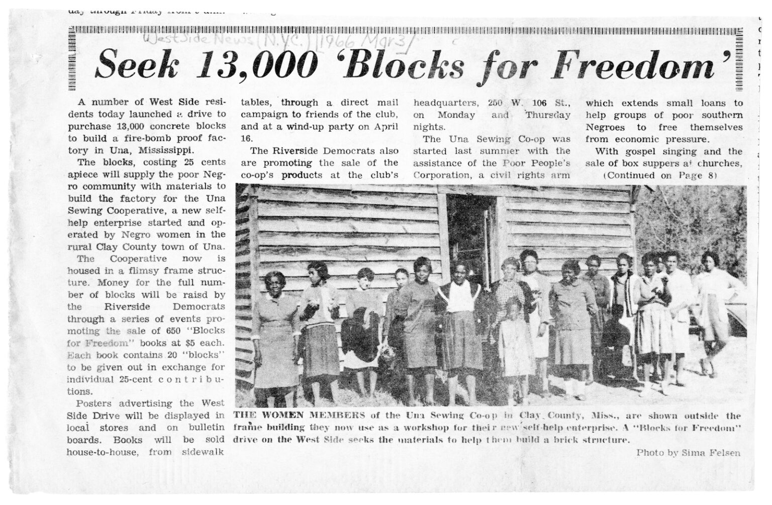 “Blocks for Freedom” - Southern Cultures